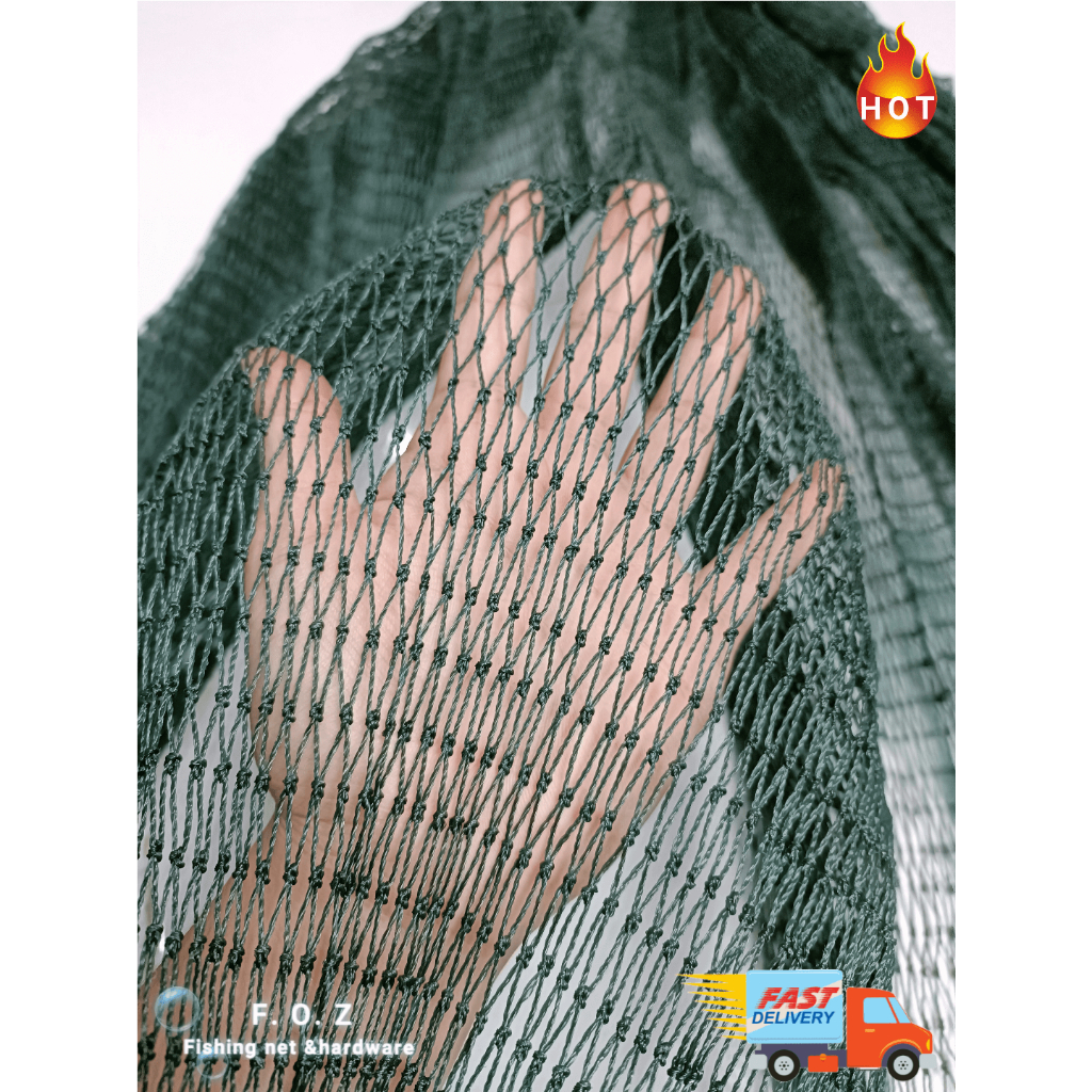 Jaring Pukat Hijau 380/6 x 1" (25mm) x 600MD Sangkar Ikan | Pagar ...