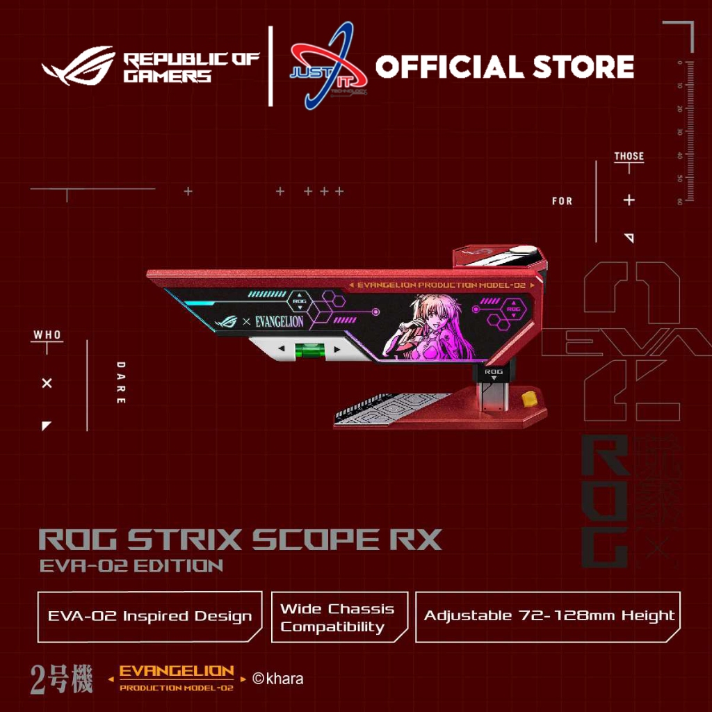 ASUS ROG HERCULX EVA-02 EDITION GRAPHICS CARD HOLDER (90DA0020-B0000) | Shopee Malaysia