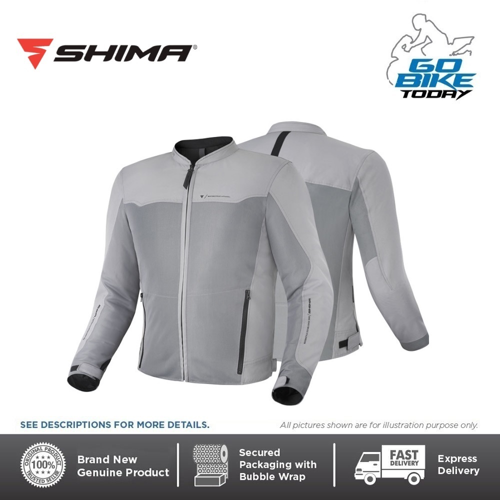 SHIMA MEN OPENAIR JACKET (GREY ) | Shopee Malaysia