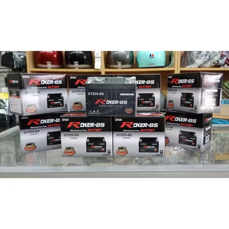 [SAME DAY DELIVERY] ROKER BS Motor Battery Bateri Motosikal GTZ5S YTZ5 ...