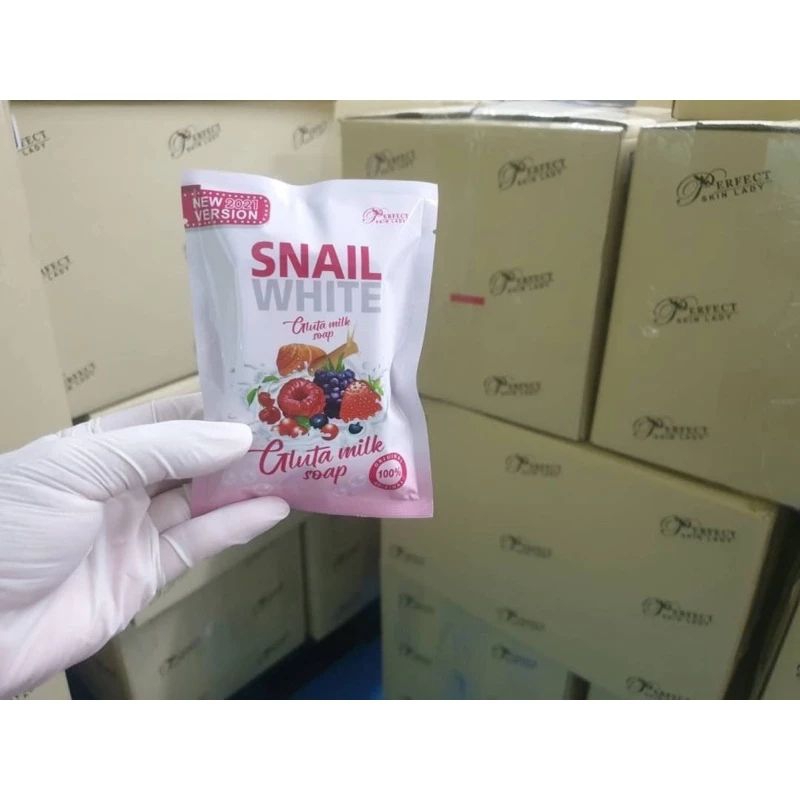 Perfect Skin Snail White milk soap (1 ctn 300pcs) | Shopee Malaysia