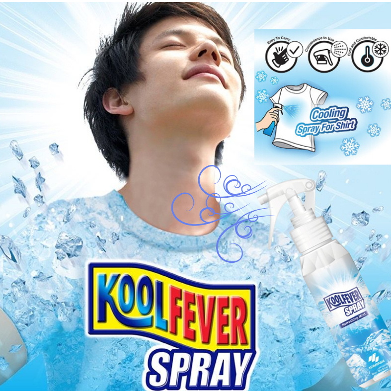 KOOL FEVER SPRAY REFRESHING MINT 100ML (SEMBURAN PADA BAJU) | Shopee ...