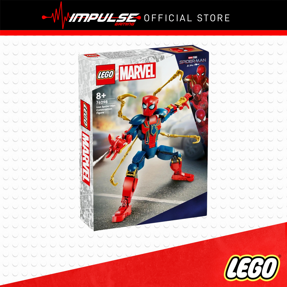 LEGO 76298 Marvel Iron Spider-Man Construction Figure | Shopee Malaysia