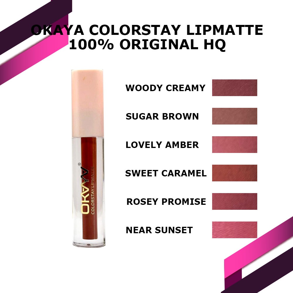 OKAYA COLORSTAY LIPMATTE - 100% ORIGINAL HQ | Shopee Malaysia