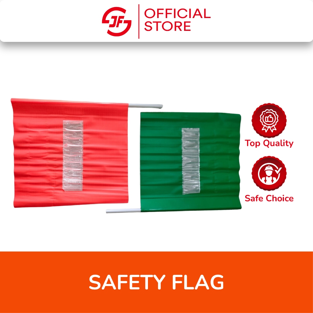 Safety Flag/Traffic Flag/High Reflective Bendera Keselamatan Security ...