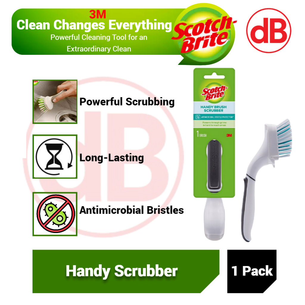 (READY STOCK) 3M Scotch-Brite Handy Scrubber ( 6pcs/ctn ) | Shopee Malaysia