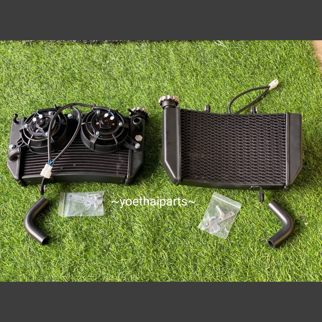 Yamaha LC135 Yamaha Y15ZR Racing Radiator Curve Twin Fan / Curve Racing ...