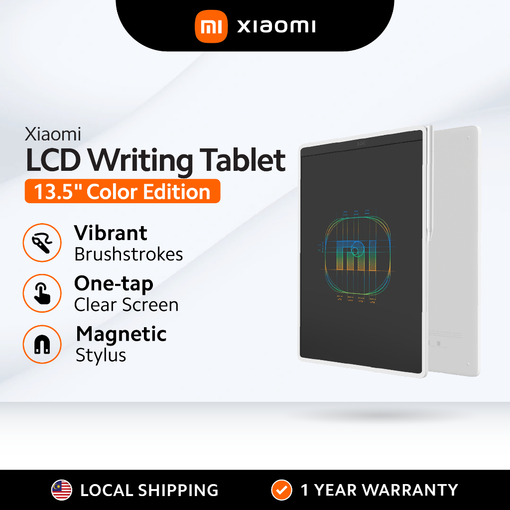 Xiaomi LCD Writing Tablet with Pen Color Edition (13.5") | Digital ...