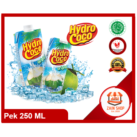 HYDRO COCO ORIGINAL KEMASAN 250ML ASLI 🇮🇩 READY STOCK | Shopee Malaysia