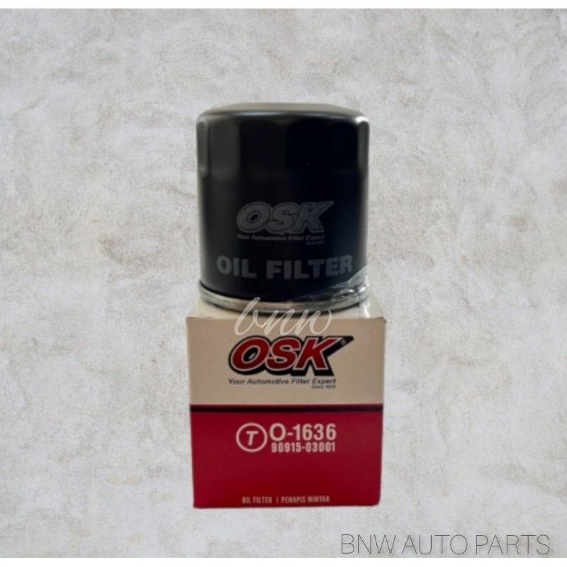 Osaka (OSK) O-1636 Oil Filter - Toyota Vios Altis ZZE121,2 ZZE141,2 ...