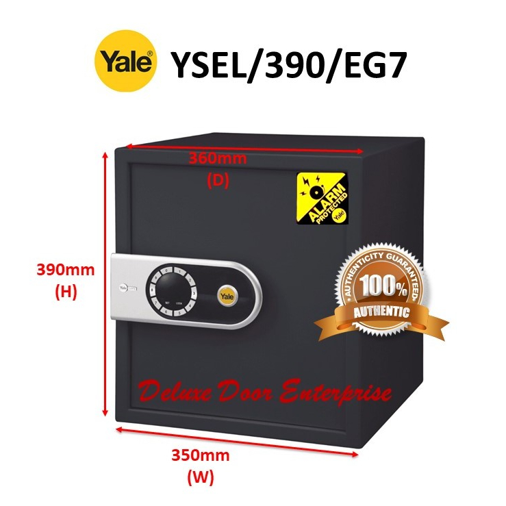 100% Authentic Yale Safe Box YSEL/390/EG7/ safety box/ safebox | Shopee ...