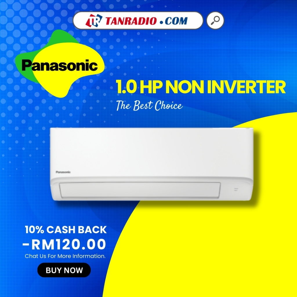 Panasonic R32 Non-Inverter Air Conditioner (1.0HP) CS-PN9WKH | Shopee ...