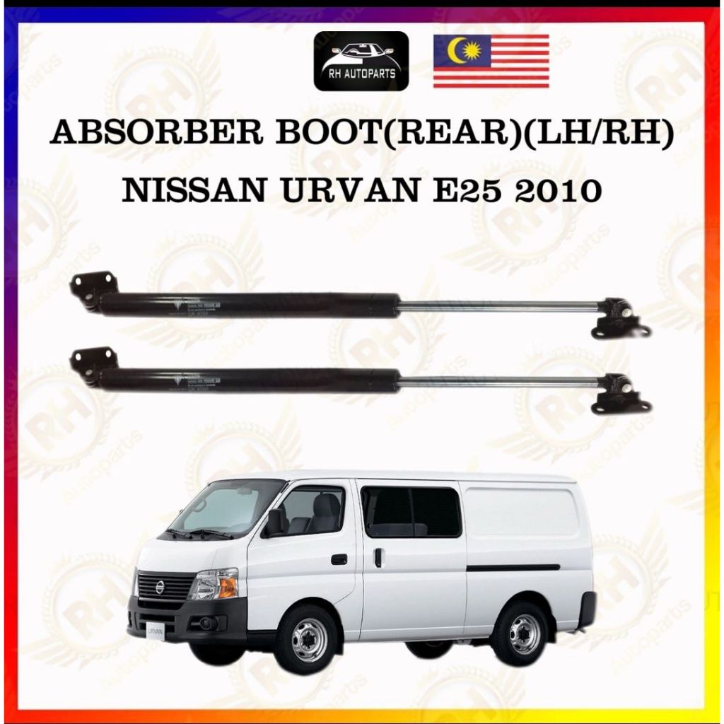Nissan Urvan E25 2010 Rear Bonnet Damper Boot Absorber Gas Spring Set ...