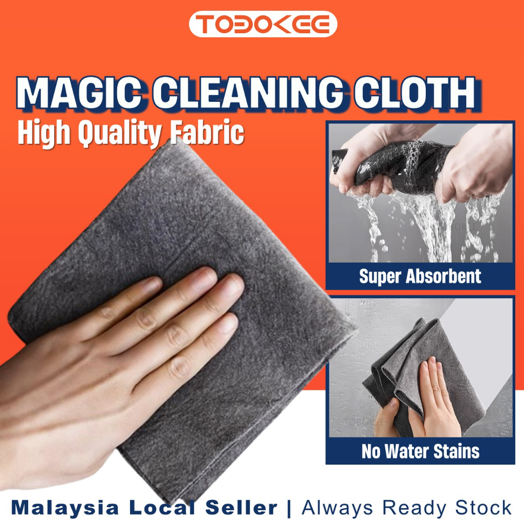 Magic Cleaning Cloth Cleaning Glass Window Mirror No Water Stains ...
