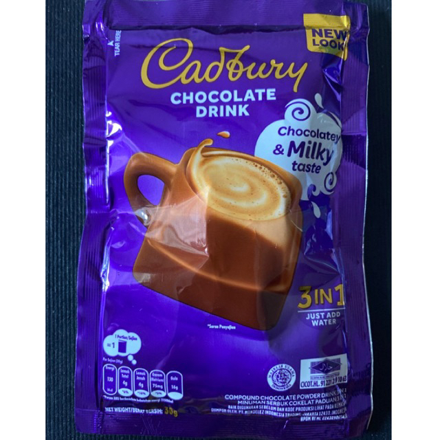 Cadbury 3in1 Chocolate Drink - 30g | Shopee Malaysia