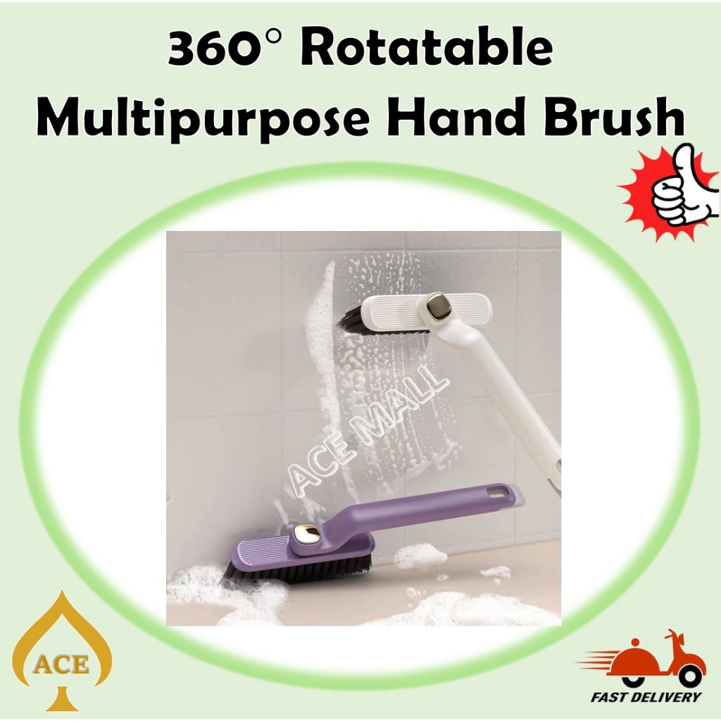 3 in 1 360° Rotatable Cleaning Brush Toilet Kitchen Tile Floor Gap ...