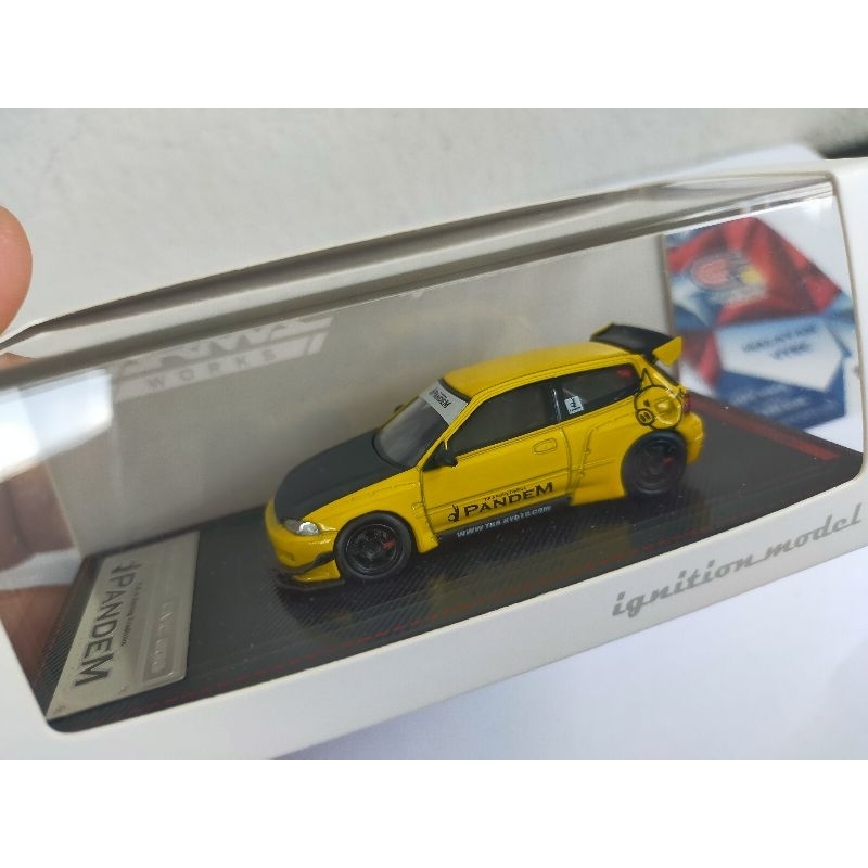 Diecast Honda Civic EG EG6 Pandem Wide Bodykit Hobby Japan Ignition ...