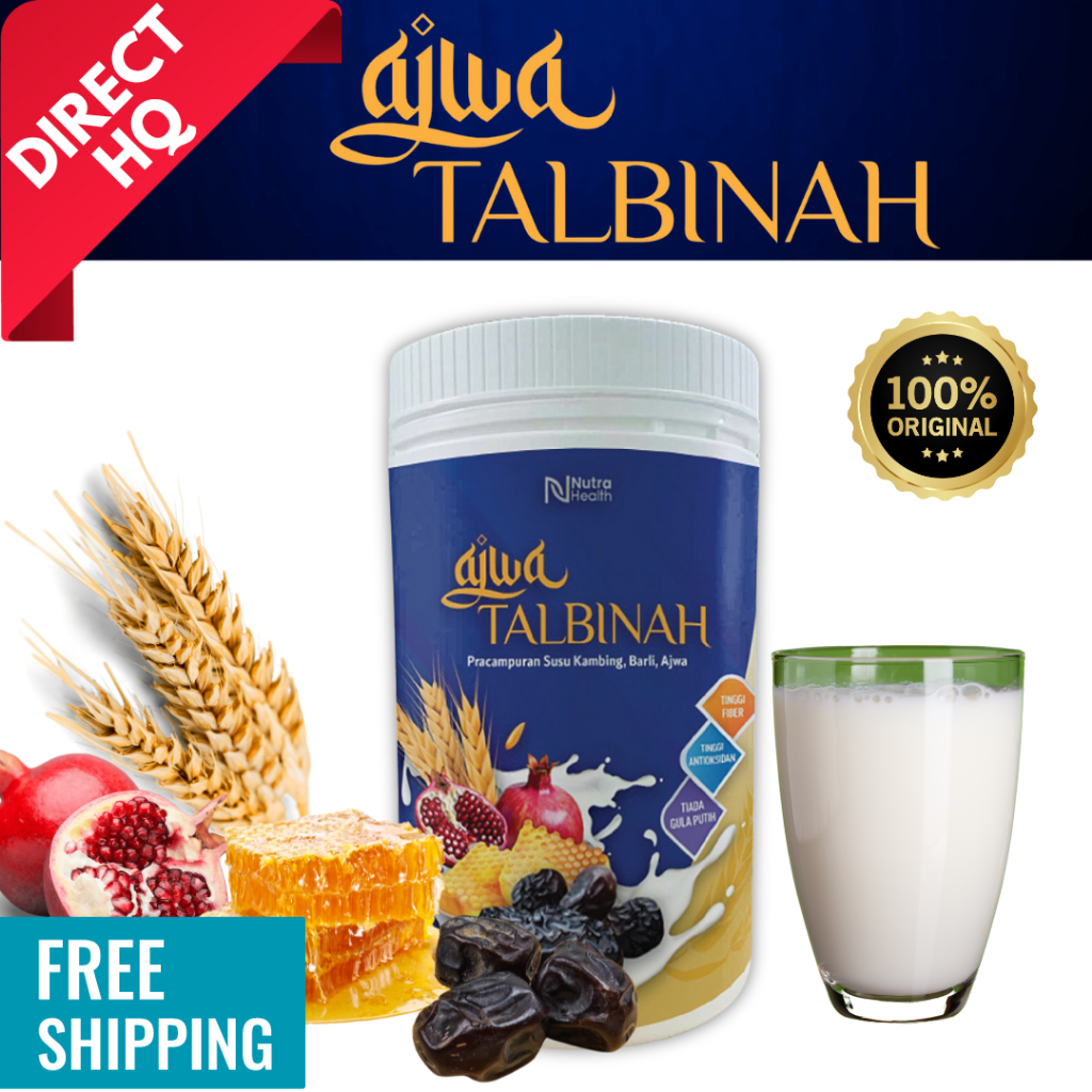 Original Ajwa Talbinah/Susu Talbinah/Susu Gastrik, Gerd & Anxiety ...