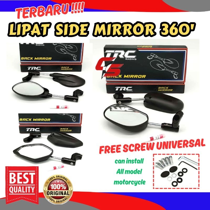 TRC Side Mirror Lipat Cutting LC135/Y110/Y125 Universal All Motor Can ...