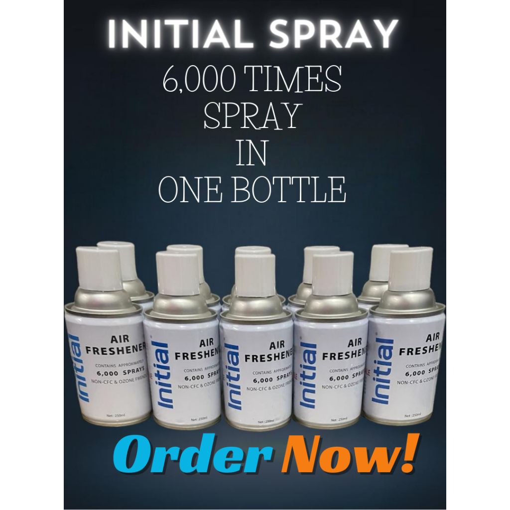 INITIAL SPRAY AIR FRESHENER ORIGINAL MALAYSIA BLH GUNA DIFFUSER JENAMA ...