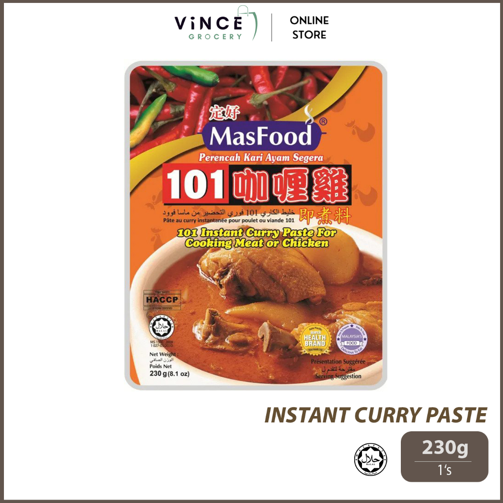 MASFOOD 101 Instant Curry Paste | Perencah Kari Ayam Segera | 定好 101 ...
