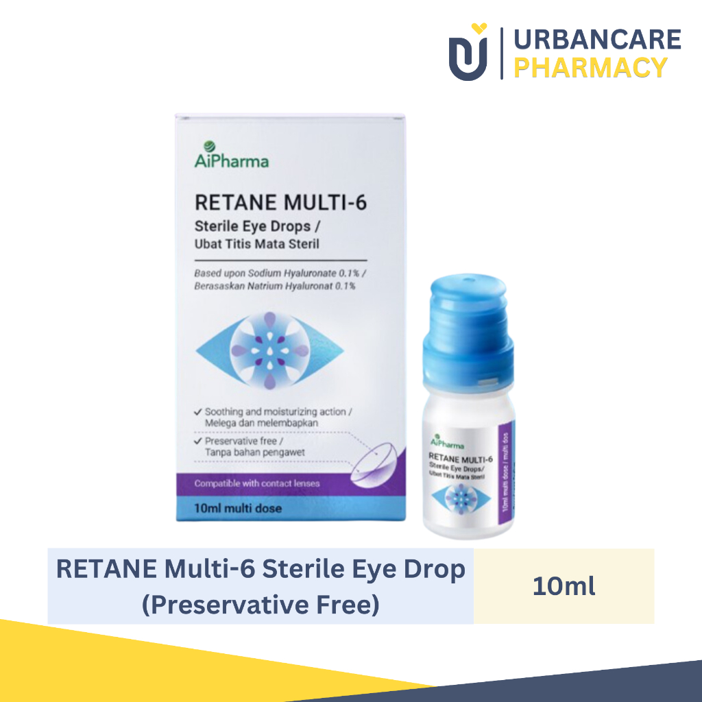 Retane Multi-6 Sterile Eye Drop 10ml | Shopee Malaysia