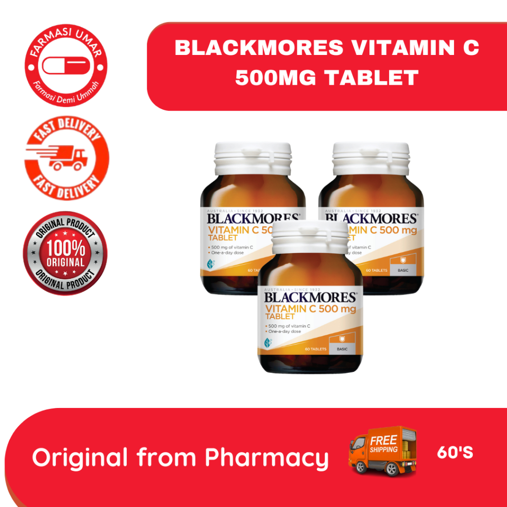 Blackmores Vitamin C 500mg (60 Tablets) | Shopee Malaysia