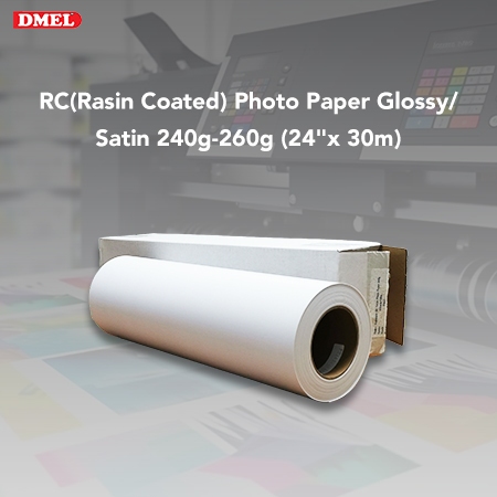 RC(Rasin Coated) Photo Paper Glossy/Satin 240-260g (24" x 30m) | Shopee Malaysia