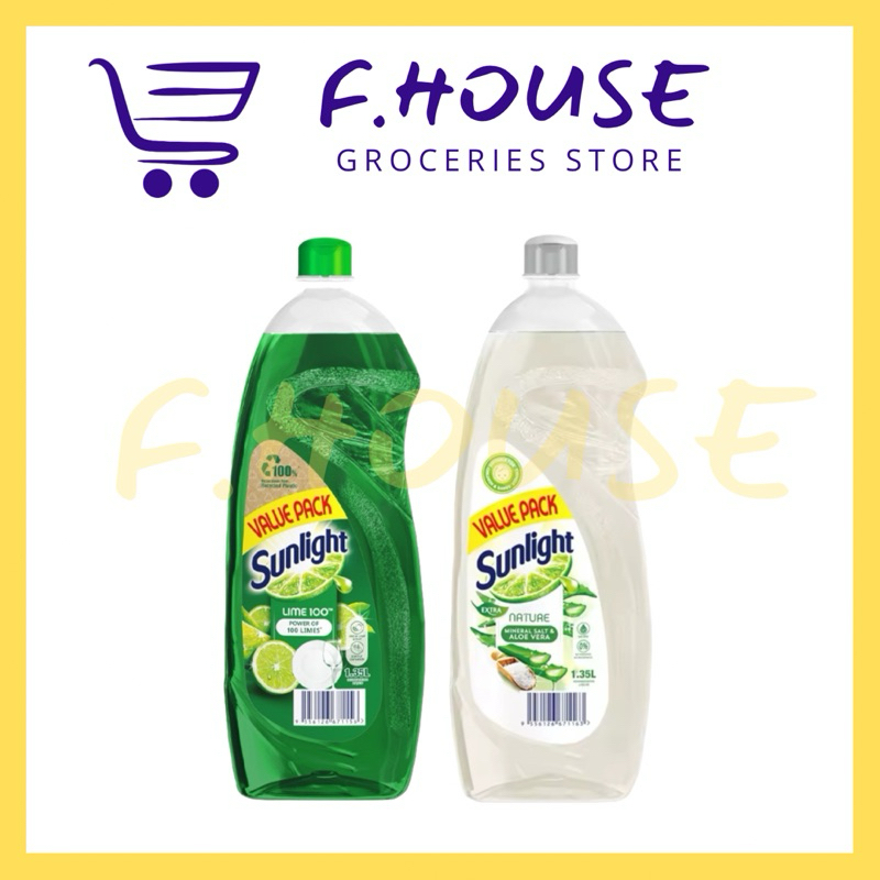Sunlight Dishwash Lime (1.35L) | Shopee Malaysia