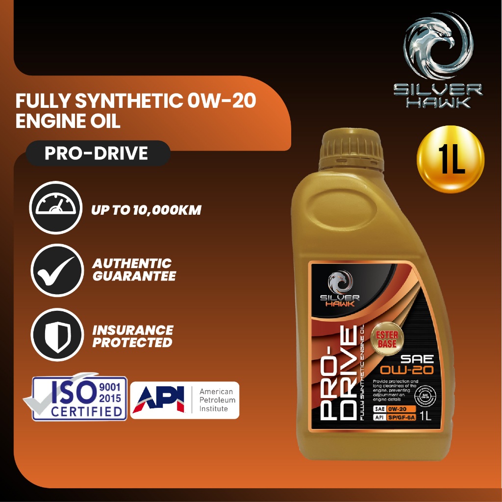[For Car Use] Silver Hawk Fully Synthetic 0W-20 Engine Oil (1 liters) Met API SP/GF-6A | Shopee ...