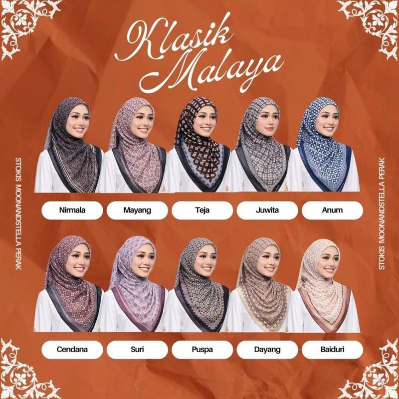TUDUNG MOON AND STELLA RAYA COTTON VOILE | Shopee Malaysia