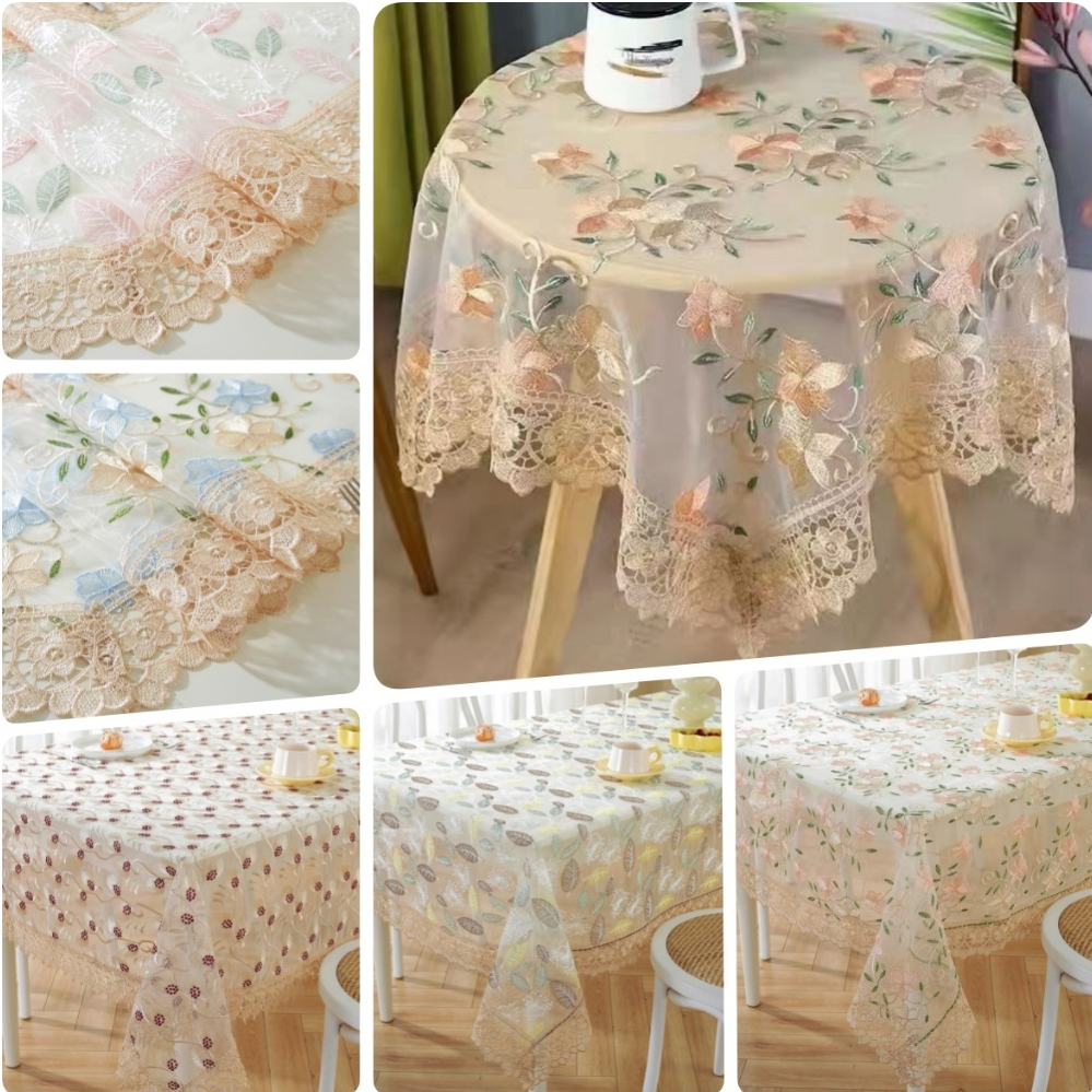 Meja makan Polyester Table cloth Tablecloth Coffee table Decoration ...