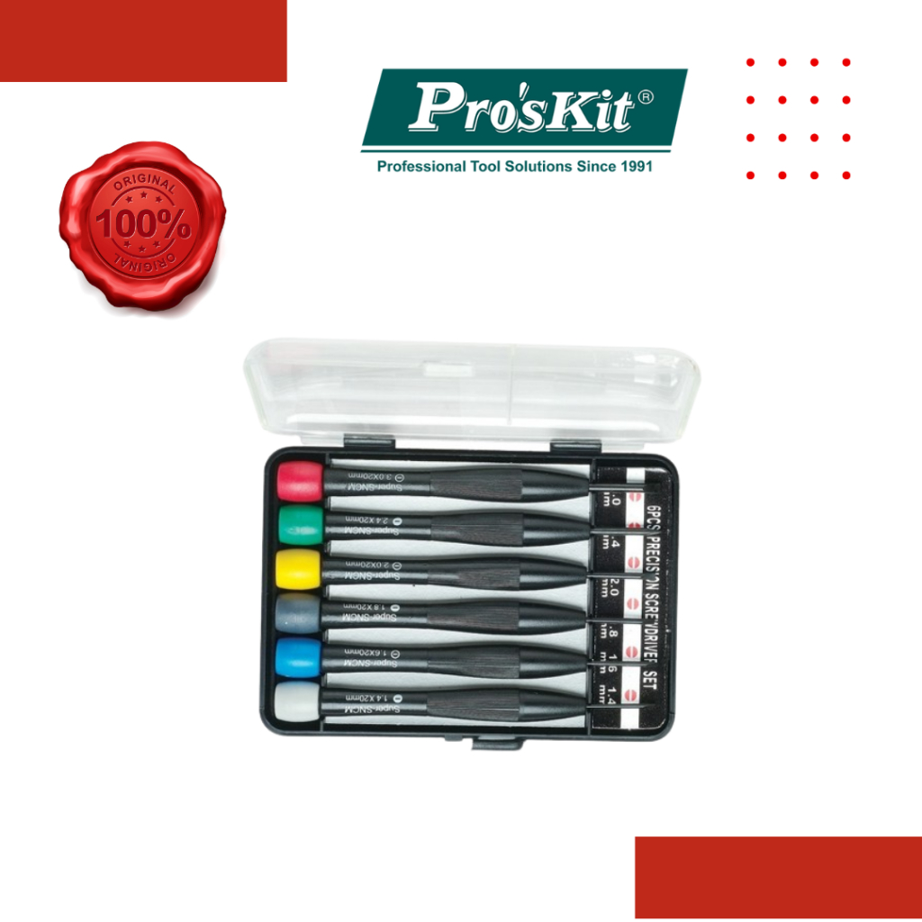 Pro'sKit 8PK-2063 5Pcs Precision Screwdriver Set 8pk2063 | Shopee Malaysia
