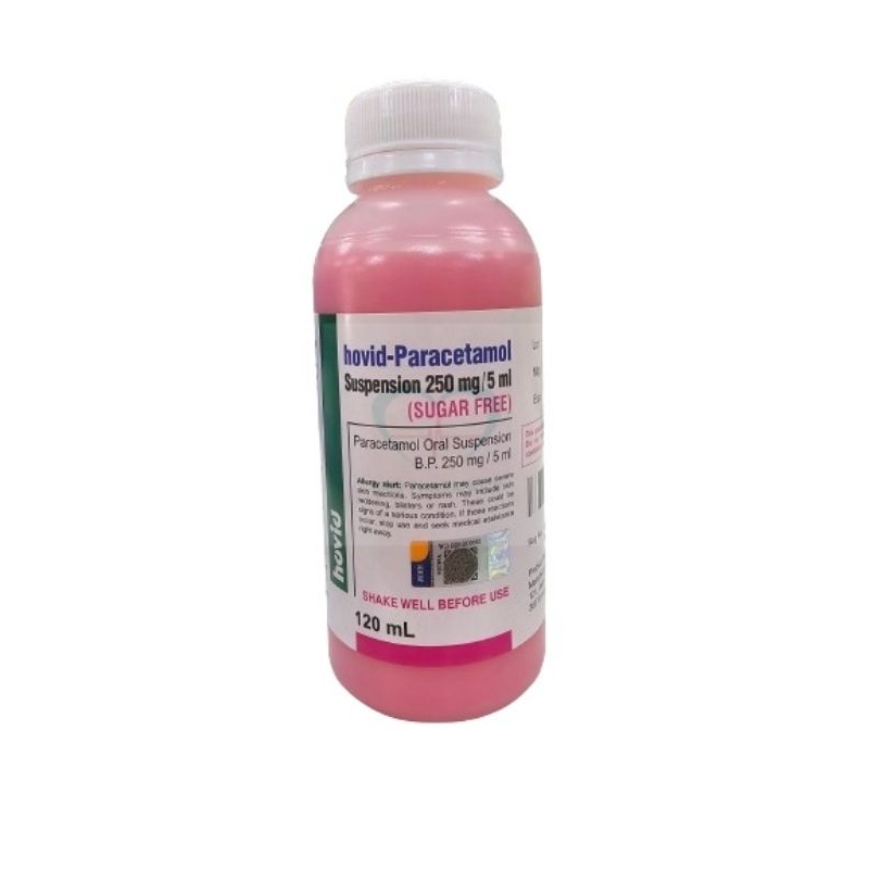 HOVID PARACETAMOL SUSPENSION 250MG/5ML 120ML | Shopee Malaysia