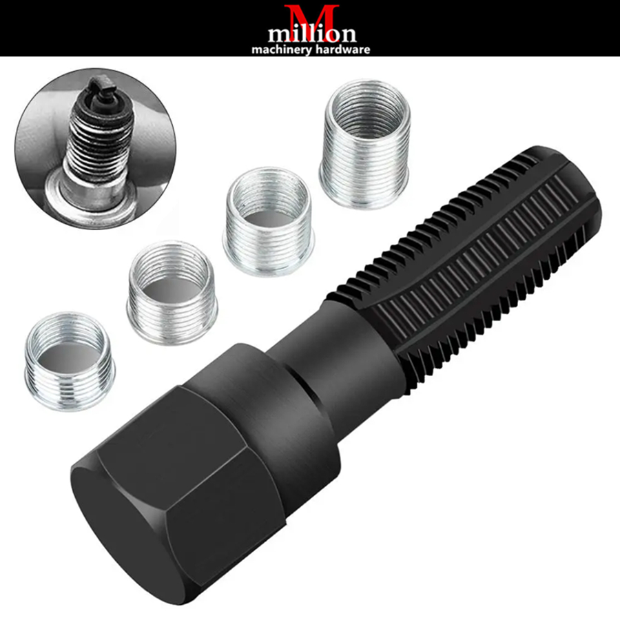 (5pcs) M14 X 1.25 Spark Plug Re-thread Repair Tool Tap Reamer Inserts ...