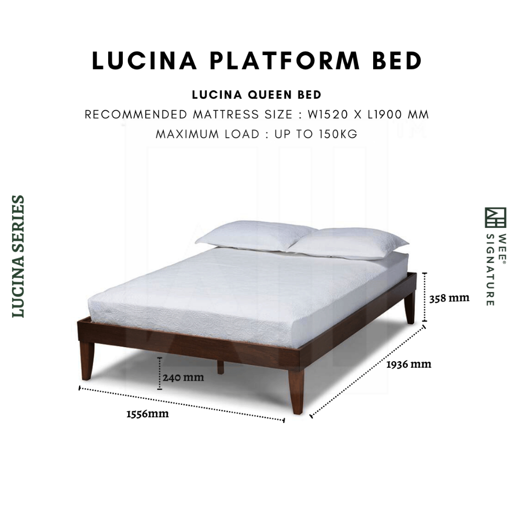 Wee Signature - Lucina Series Bedframe (Single/Super Single/Queen ...