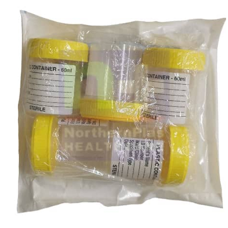 Urine Specimen Container Sterilized 5pcs / Urine Specimen Cup Bottle ...
