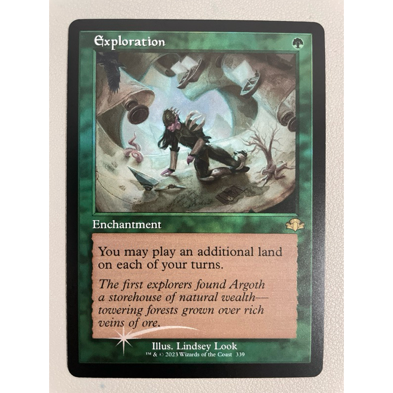 MTG:Dominaria Remastered (DMR) 339 R - Exploration (Retro Frame Foil) | Shopee Malaysia