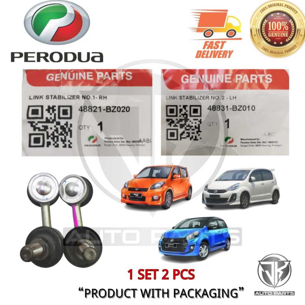 #1 PAIR#PERODUA ORIGINALFRONT ABSORBER STABILIZER LINK PERODUA MYVI ...