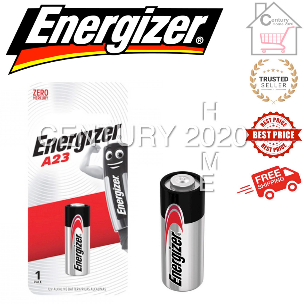 ENERGIZER A23 Alkaline 12V BP1 Battery 1 PCS | Shopee Malaysia
