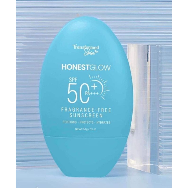 honest glow aqua blue sunscreen spf50 | Shopee Malaysia