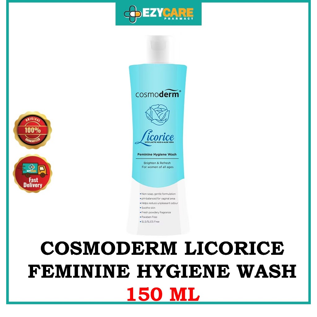 COSMODERM LICORICE FEMININE HYGIENE FEMININE WASH 150ML | Shopee Malaysia