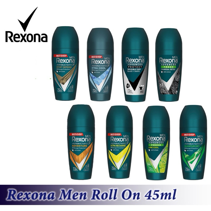Rexona Men Deodorant Roll On 45ml | Shopee Malaysia