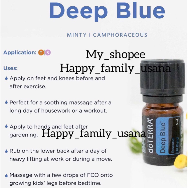️ ️𝐃𝐚𝐭𝐞 𝟎𝟗/𝟐𝟔 𝐑𝐄𝐀𝐃𝐘 𝐒𝐓𝐎𝐂𝐊 𝐃𝐞𝐞𝐩 𝐁𝐥𝐮𝐞 𝐄𝐬𝐬𝐞𝐧𝐭𝐢𝐚𝐥 𝐎𝐢𝐥 𝟓𝐦𝐥 | Shopee Malaysia