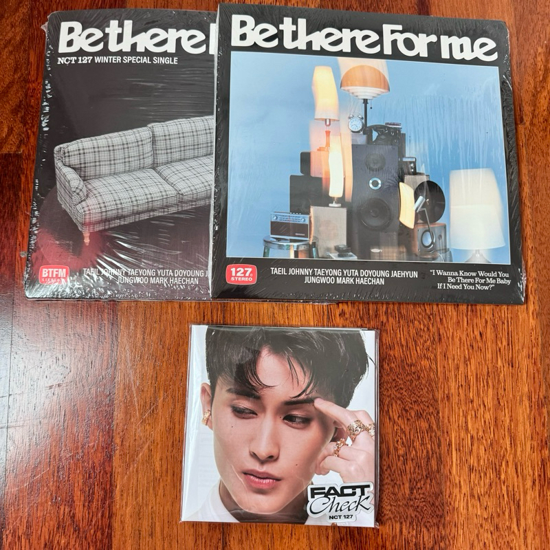 [brand new sealed] nct 127 sealed albums - be there for me studio ver ...