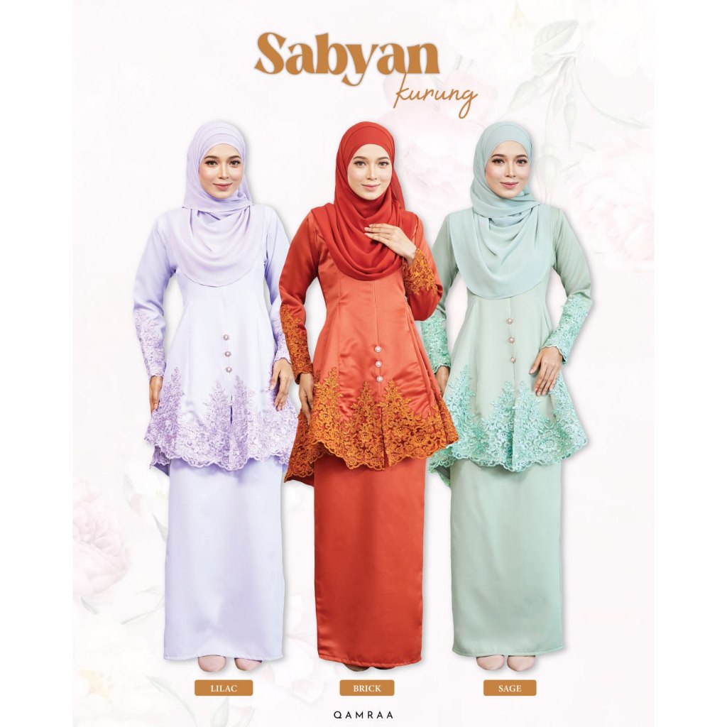 SABYAN KURUNG RTW BY QAMRAA DAILY BASIC WEAR BASIC LACE DAILY | Shopee ...