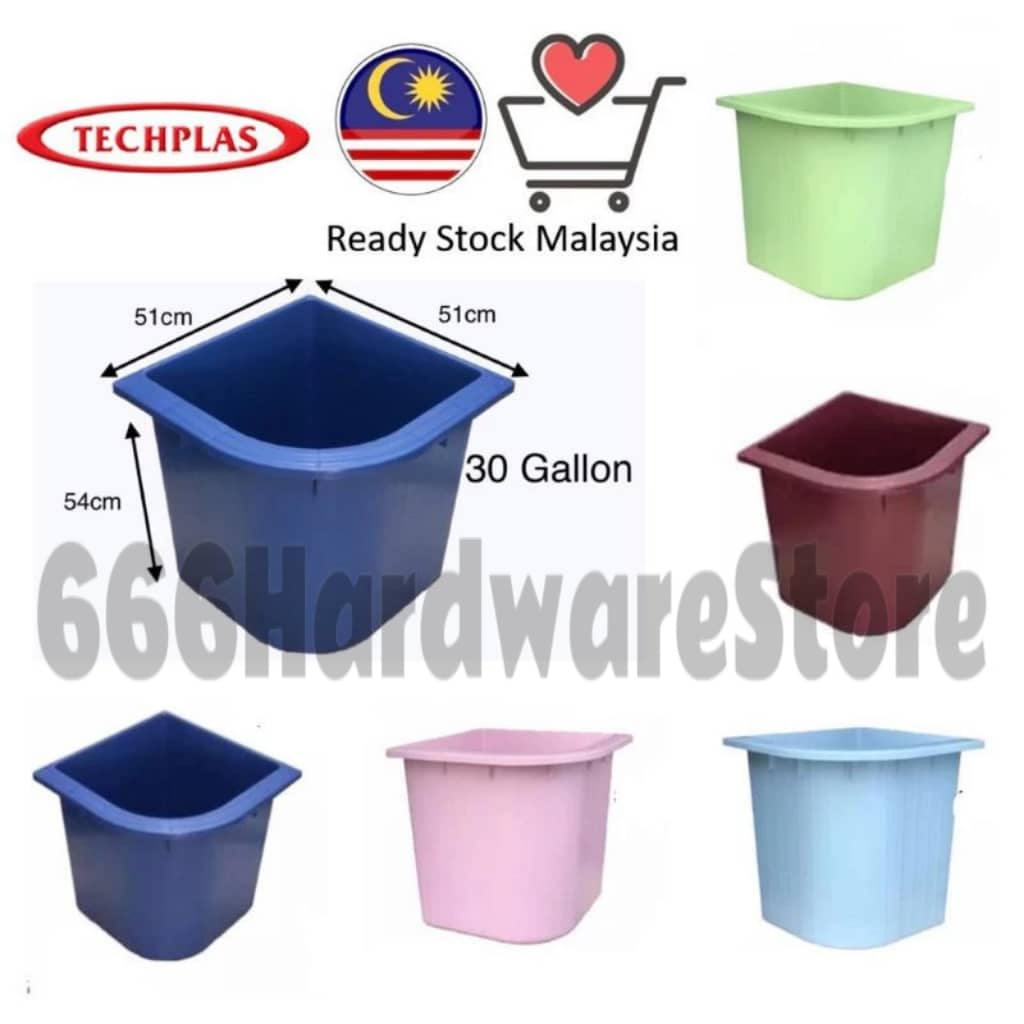 50 Gallon Water Tub Polymate Tank / Kolam Air 50 Gallon/Tong Air Mandi ...