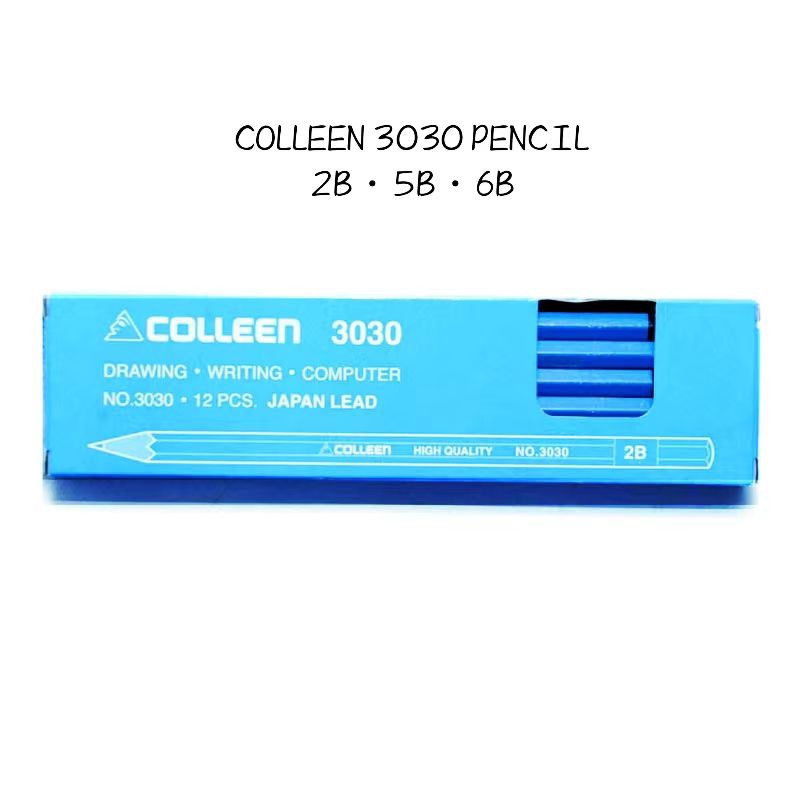 (1BOX) COLLEEN 3030 12'S Drawing Art Pencil | 素描绘画铅笔 X 1BOX | Shopee ...