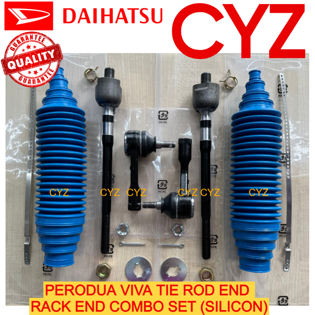 (1 SET) PERODUA VIVA 1.0 Tie Rod End / Rack End / Steering Boot ...