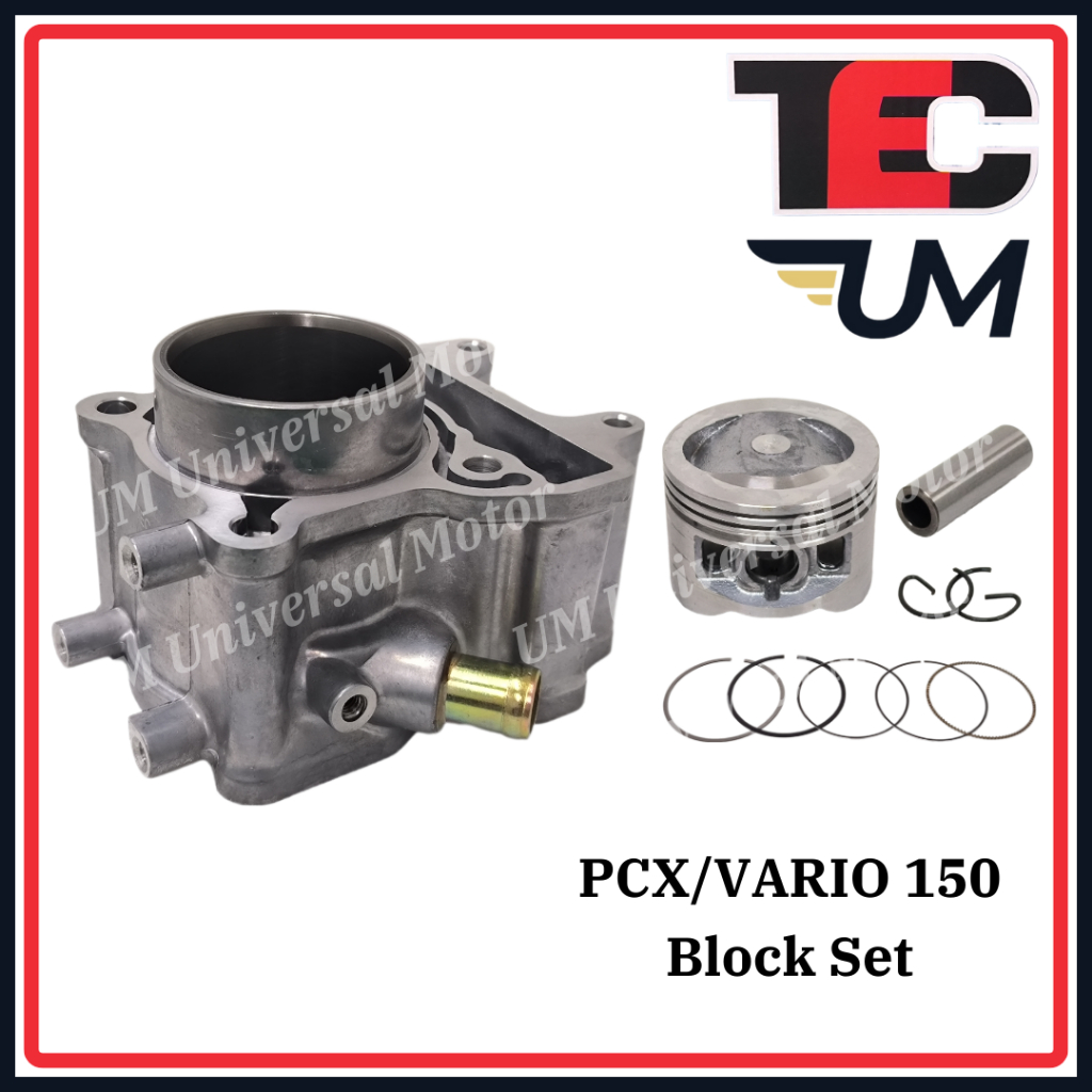 PCX / VARIO 150 BLOCK CYLINDER SET TEC STANDARD 57.3MM COMPLETE BLOK ...